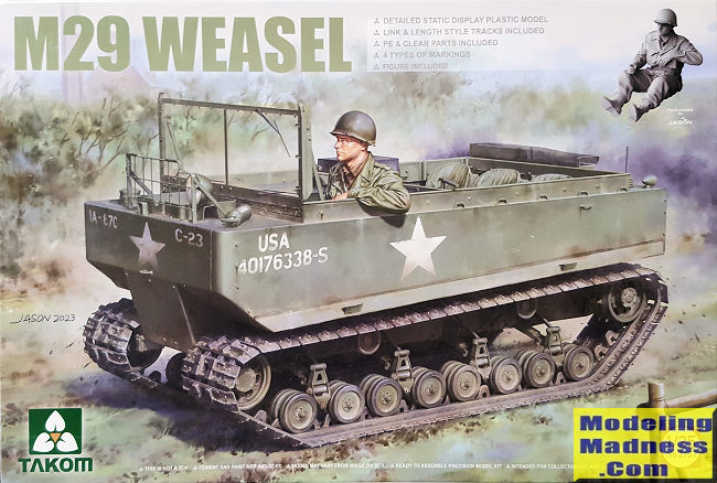 Takom 1/35 M29 Weasel, previewed by Scott Van Aken